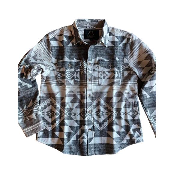 STS Ranchwear | Shirts | New Sts Ranchwear Mens Aztec Henley Shirt ...
